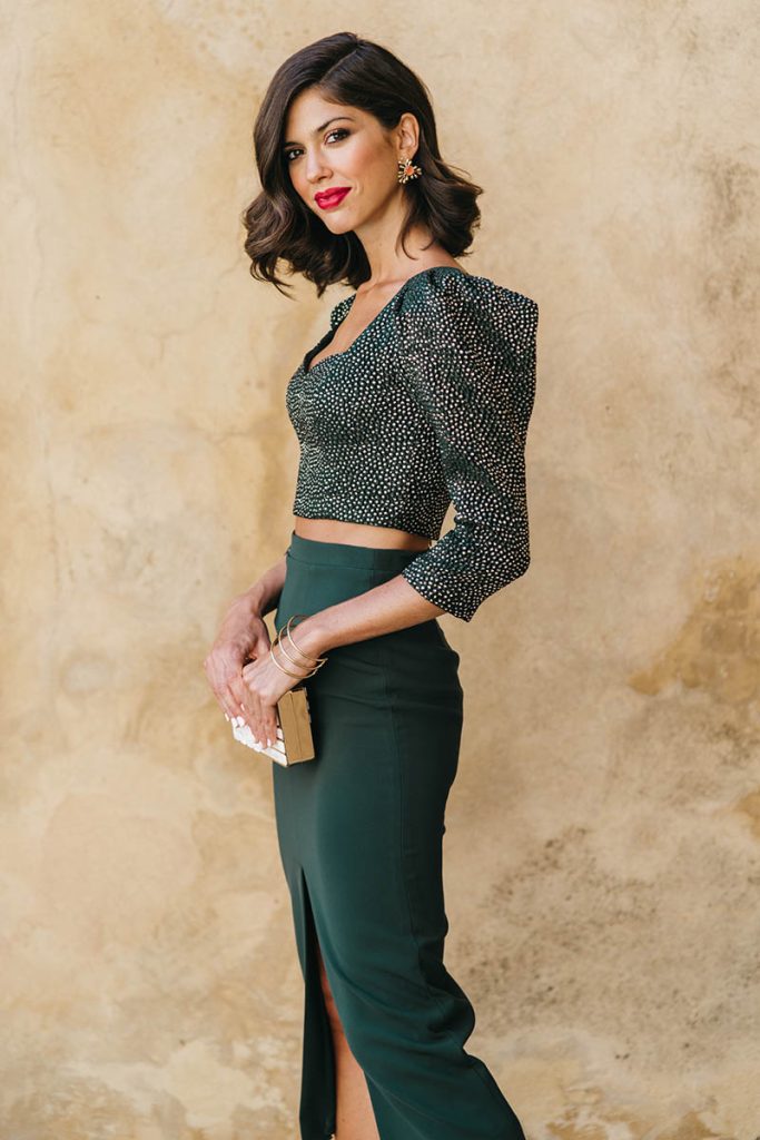 Conjunto Leonor Verde - Violeta Vergara - Vestidos de invitada